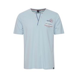 Henleyshirt FQ1924 "Henleyshirt FQRudolf", Jungen, Gr. L, blau (chambray blau), Obermaterial: 100% Baumwolle CO., Shirts