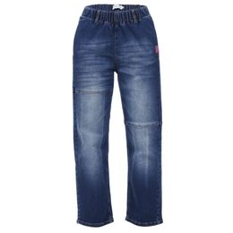 Dehnbund-Jeans SURI FREY "Regular Jeans SFY Freyday", Damen, Gr. L, EURO, blau (blau 500), Obermaterial: 96% Baumwolle CO. 3% Elastomultiester ELE. 1% Elasthan EL., Jeans