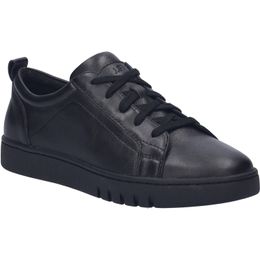 Sneaker Josef Seibel "Jessie 01, black-black", Damen, Gr. 40, schwarz (schwarz, schwarz), Obermaterial: 100% Rindsleder Leather cow., Schuhe Sneaker