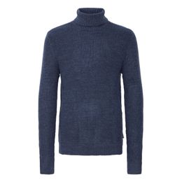 Strickfleece-Pullover Blend "Strickpullover BHPullover", Herren, Gr. L, blau (marineblaus), Obermaterial: 80% Polyacryl PAN. 20% Nylon NY., Pullover