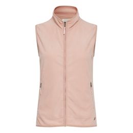 Fleeceweste oxmo "Fleeceweste OXRagnara", Damen, Gr. M, rosa (mahogany rose), Obermaterial: 100% Polyester PES., Westen Fleeceweste