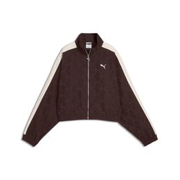 Trainingsjacke Puma "T7 Trainingsjacke Damen", Damen, Gr. XS, chocolate braun, Obermaterial: 100% Polyester. Einsatz: 100% Polyester. Seitentasche &ndash; Oben: 100% Polyester, Jacken Trainingsjacke