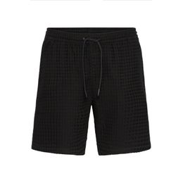 Chinoshorts Kronstadt "Chinoshorts KSEarnest", Herren, Gr. XL, N-Gr, schwarz, Obermaterial: 51% Baumwolle CO. 49% Polyester PES., Hosen Chinoshorts