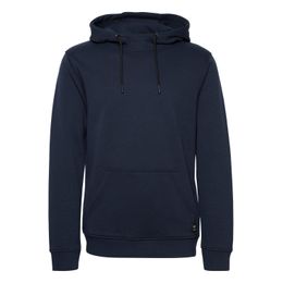 !Solid Kapuzenpullover SOLID "Hoodie SDQuinton", Herren, Gr. XXL, blau (insignia blau melange), Obermaterial: 85% Polyester PES. 15% Baumwolle CO., unifarben, normal, ohne Ausschnitt, Pullover Kapuzenpullover