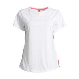T-Shirt SALZHAUT "Shirt STEENTJE", Damen, Gr. L, wei&szlig;, Obermaterial: 50% Baumwolle CO. 50% Polyester PES., Shirts T-Shirt