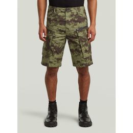 G-Star Raw Shorts G-STAR "Rovic Zip Relaxed Shorts", Herren, Gr. 34, four leaf clover cloud camo, Obermaterial: 70% Baumwolle, 30% Baumwolle, Hosen Shorts