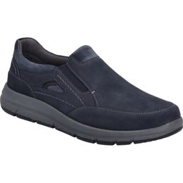 Slipper Josef Seibel "Giuseppe 09, indigo", Herren, Gr. 42, blau (indigo), Obermaterial: 100% Rindsleder Leather cow., Schuhe Slipper