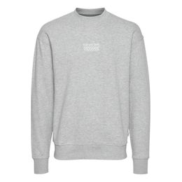 !Solid Longpullover SOLID "Sweatshirtpullover SDRubio", Herren, Gr. XL, grau (light grau melange), Obermaterial: 60% Baumwolle CO. 40% Polyester PES., Sweatshirts Longpullover