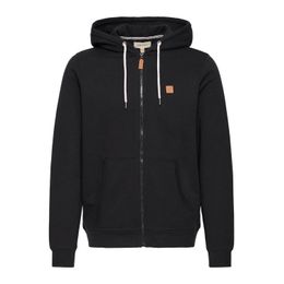 Kapuzensweatjacke Blend "Kapuzenfleecejacke BHPoelle", Herren, Gr. XXL, schwarz, Obermaterial: 60% Baumwolle CO. 40% Polyester PES., Sweatjacken
