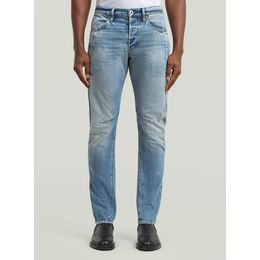 G-Star Raw Regular-fit-Jeans G-STAR "Contor Slim Jeans", Herren, Gr. 34, L&auml;nge 36, faded blau halite, Obermaterial: 20% Baumwolle, 1% Elasthan, Jeans