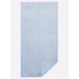 Handtuch Gr. 2, blau (hellblau), B:80cm L:150cm, 100% Baumwolle, Handt&uuml;cher