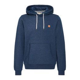 Kapuzenpullover Blend "Hoodie BHPoma", Herren, Gr. S, blau (marineblaus melange), Obermaterial: 60% Baumwolle CO. 40% Polyester PES., Pullover Kapuzenpullover