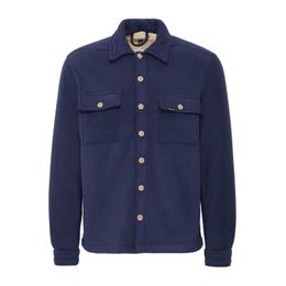 Hemdjacke Blend "Hemdjacke BHBaki", Herren, Gr. XL, blau (marineblaus), Obermaterial: 100% Polyester PES., Jacken