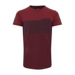 T-Shirt INDICODE "T-Shirt IDMorler", Herren, Gr. XL, rot (bordeaux), Web, Obermaterial: 100% Baumwolle CO., regular fit normal, Rundhals, Shirts T-Shirt