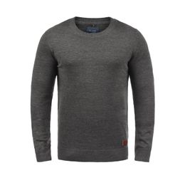 Strickfleece-Pullover Blend "Strickpullover BHLars", Herren, Gr. XXL, grau (pewter mix), Obermaterial: 50% Baumwolle CO. 50% Polyester PES., Pullover