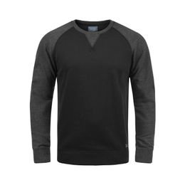 Longpullover Blend "Sweatshirt BHAari", Herren, Gr. L, schwarz, Obermaterial: 60% Baumwolle CO. 40% Polyester PES., Sweatshirts Longpullover