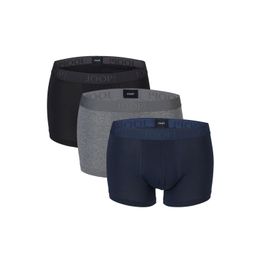 JOOP! Boxershorts JOOP "Boxershort Everyday 3er Pack", Herren, Gr. XL, blau (grau, schwarz, blau), Obermaterial: 95% Baumwolle CO. 5% Elasthan EL., Unterhosen