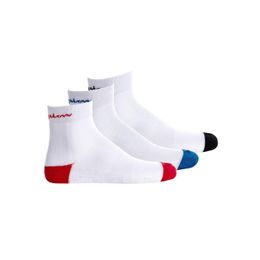 Kurzsocken Champion "Socken 3er Pack", Herren, Gr. 39-42, wei&szlig;, Obermaterial: 71% Baumwolle CO. 27% Polyester PES. 2% Elasthan EL., Socken