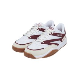 Trainingsschuh Ewing "Ewing Ewing SPORT LITE LOW", Damen, Gr. 9.5, cabernet, antique wei&szlig;, wei&szlig;, gum, Leder, Schuhe