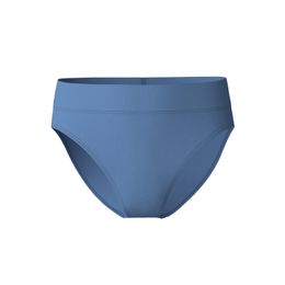 Slip Calida "Slip Elastic High Waist 1er Pack", Damen, Gr. 40-42, blau, Obermaterial: 94% Baumwolle CO. 6% Elasthan EL., Unterhosen Slip