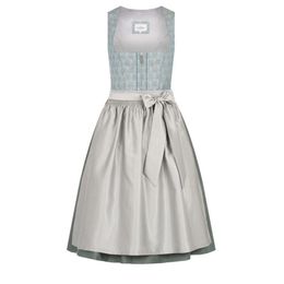 N&uuml;bler Dirndl N&Uuml;BLER "Midi Dirndl Efia", Damen, Gr. 38, EURO, blau, Obermaterial: 100% Polyester PES., Kleider