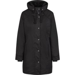 Parka Brandit "Brandit Brandit Women Savannah Winterparka", Damen, Gr. 4XL, schwarz, 65% Polyester, 35% Baumwolle, unifarben, normal, ohne Ausschnitt, Jacken Parka