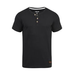 !Solid Rundhalsshirt SOLID "Rundhalsshirt SDVolker", Herren, Gr. L, schwarz, Obermaterial: 60% Baumwolle CO. 40% Polyester PES., Shirts Rundhalsshirt
