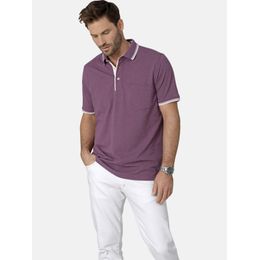 Poloshirt Babista "Poloshirt TESSAVEST", Herren, Gr. 58, lila, Obermaterial: 60% Baumwolle CO. 40% Polyester COOLMAX PES(Coolmax)., Shirts