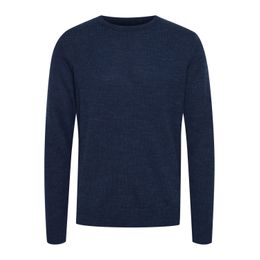 Strickfleece-Pullover Blend "Strickpullover BHPullover", Herren, Gr. XXL, blau (marineblaus), Obermaterial: 85% Polyacryl PAN. 15% Wolle WO., Pullover