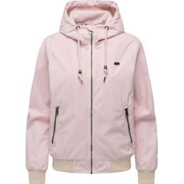 Outdoorjacke Ragwear "Nuggeta Summer YOUMODO", Damen, Gr. XXXL(46), rosa, Obermaterial: 100% Polyester. Innenfutter: 100% Polyester, l&auml;ssig geschnitten h&uuml;ftlang, hoch geschlossener Ausschnitt, &Auml;rmel ohne &Auml;rmelschlitz Rippb&uuml;ndchen, Jacken Outdoorjacke, L&auml;ssige &Uuml;bergangsjacke mit Kapuze