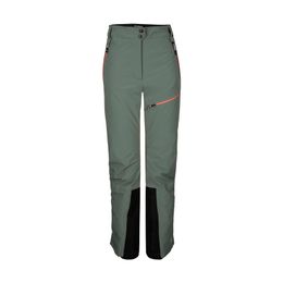 Skihose Killtec "KSW 285 WMN SKI PNTS", Damen, Gr. 44, Normalgr&ouml;&szlig;en, graugr&uuml;n, Obermaterial: 100% Polyester;Futter: 100% Polyamid;F&uuml;llung: 100% Polyester, Hosen Skihose, Wind- und wasserdicht, atmungsaktiv, verstellbarer Bund