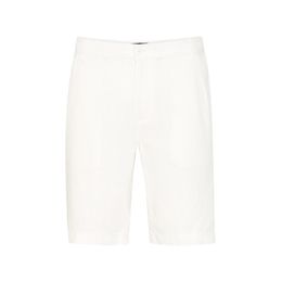Shorts Blend "Shorts BHShorts", Herren, Gr. M, N-Gr, wei&szlig; (snow wei&szlig;), Obermaterial: 55% Leinen LI. 45% Viskose CV., Hosen Shorts