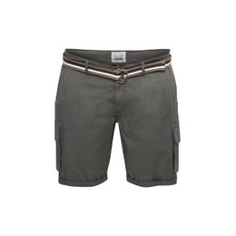 Cargoshorts Blend "Cargoshorts BHBBrian", Herren, Gr. 6XL, N-Gr, grau (smoked pearl), Obermaterial: 97% Baumwolle CO. 3% Elasthan EL., Hosen