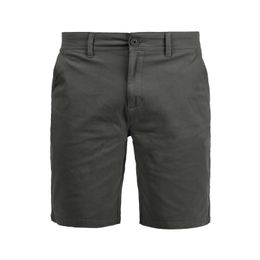 !Solid Chinoshorts SOLID "Chinoshorts SDLomego", Herren, Gr. L, N-Gr, grau (dunkelgrau), Obermaterial: 98% Baumwolle CO. 2% Elasthan EL., Hosen Chinoshorts
