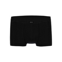 Boxershorts Ammann "Boxershort Jeans Retro Short 1er Pack", Herren, Gr. M, grau (anthrazit), Obermaterial: 75% Baumwolle CO. 25% Polyester PES., Unterhosen