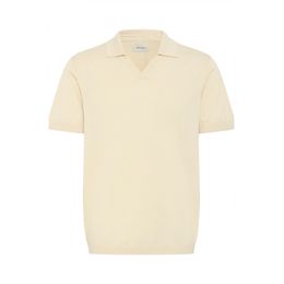 Poloshirt Blend "Poloshirt BHALLI", Herren, Gr. M, beige (bleached sand), Obermaterial: 50% Baumwolle CO. 50% Lyocell CLY., Shirts
