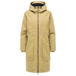 Langmantel Navahoo "Edelumhang 14", Damen, Gr. S (36), khaki, Obermaterial 1 : 60% Polyester, 40% Polyurethan. Obermaterial 2: 100% Polyester. Innenfutter: 100% Polyester. Wattierung: 100% Polyester. &Auml;rmelfutter: 100% Polyester, gerade knieumspielend, hoch geschlossener Ausschnitt, &Auml;rmel ohne &Auml;rmelschlitz elastischer Bund, M&auml;ntel, Wasserabweisender &Uuml;bergangsmantel mit Kapuze