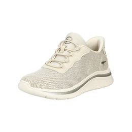 Sneaker Tamaris "Tamaris Sneaker Textil", Damen, Gr. 42, ivory, Textil, Schuhe Sneaker
