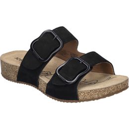 Sandale Josef Seibel "Tonga 64, schwarz", Damen, Gr. 38, schwarz, Obermaterial: 100% Rindsleder Leather cow., Schuhe Sandale