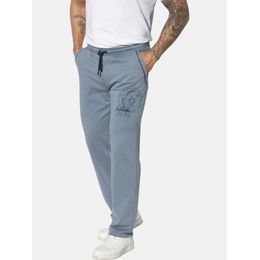 Jogginghose Jan Vanderstorm "Jogginghose HJAFRED", Herren, Gr. 4XL, N-Gr, blau, Obermaterial: 100% Baumwolle CO., Hosen Jogginghose
