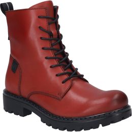 Stiefelette Josef Seibel "Marta 02, rot", Damen, Gr. 37, rot, Obermaterial: 100% Rindsleder Leather cow., Schuhe Stiefelette