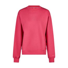 Sweatshirt SALZHAUT "Sweatshirt VEBIESTERN", Damen, Gr. M, rot (beetroot), Obermaterial: 100% Baumwolle CO., Sweatshirts Sweatshirt
