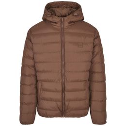 Winterjacke Urban Classics "Urban Classics Herren Basic Bubble Jacket", Herren, Gr. L, bark, 100% Polyamid, unifarben, normal, ohne Ausschnitt, Jacken Winterjacke