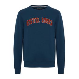 Longpullover Blend "Sweatshirt BHBillie", Herren, Gr. XL, blau (marineblaus), Obermaterial: 60% Baumwolle CO. 40% Polyester PES., Pullover Longpullover