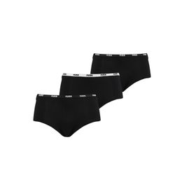 Panty Puma "Panty 3er Pack", Damen, Gr. S, schwarz, Obermaterial: 95% Baumwolle CO. 5% Elasthan EL., Unterhosen Panty
