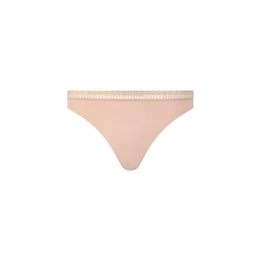 String Chantelle "String Tanga Cozy Chic 1er Pack", Damen, Gr. L, beige (nude), Obermaterial: 80% Modal CMD. 20% Elasthan EL., Unterhosen String