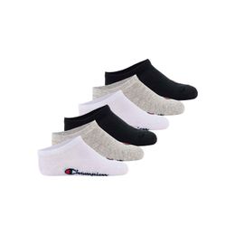 Sneakersocken Champion "Socken 6er Pack", M&auml;dchen, Gr. 31-34, bunt (schwarz, grau, wei&szlig;), Obermaterial: 71% Baumwolle CO. 22% Polyester PES. 5% Polyamid PA. 2% Elasthan EL., Socken Sneakersocken