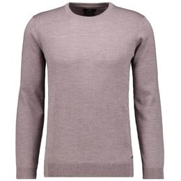 Rundhalspullover Ragman, Herren, Gr. 52, macchiato, Strick, 100% Wolle, Rundhals, Pullover Rundhalspullover