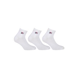 Sneakersocken Fila "Socken 3er Pack", Damen, Gr. 39-42, wei&szlig;, Obermaterial: 75% Baumwolle CO. 23% Polyester PES. 2% Elasthan EL., Socken Sneakersocken