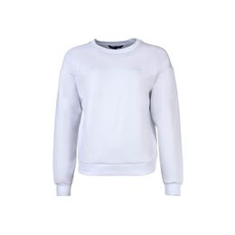 Sweatshirt Armani Exchange "Sweatshirt", Damen, Gr. L, wei&szlig;, Obermaterial: 48% Viskose CV. 45% Polyester PES. 7% Elasthan EL., Sweatshirts Sweatshirt